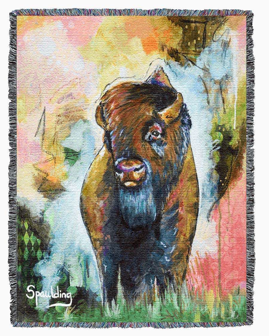 Divine Abundance Woven Throw – Marie Spaulding Art